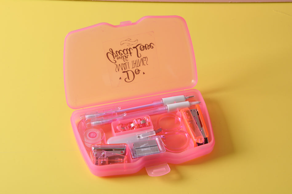 Mini Portable Stationery Set for Office and Students – HIGHER