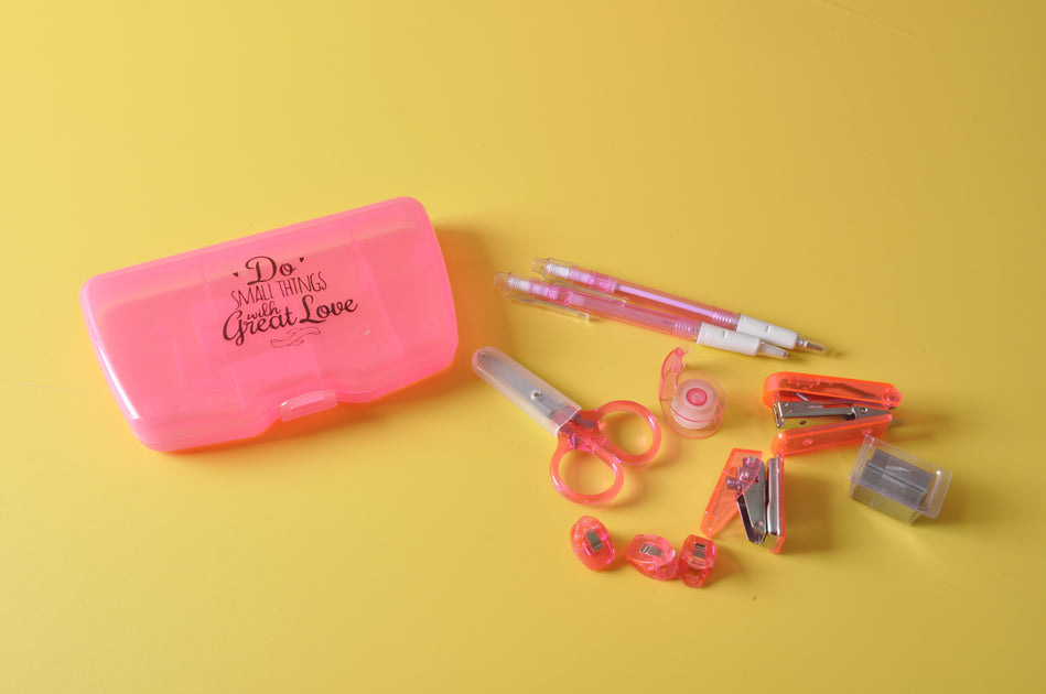 Mini Portable Stationery Set for Office and Students – HIGHER